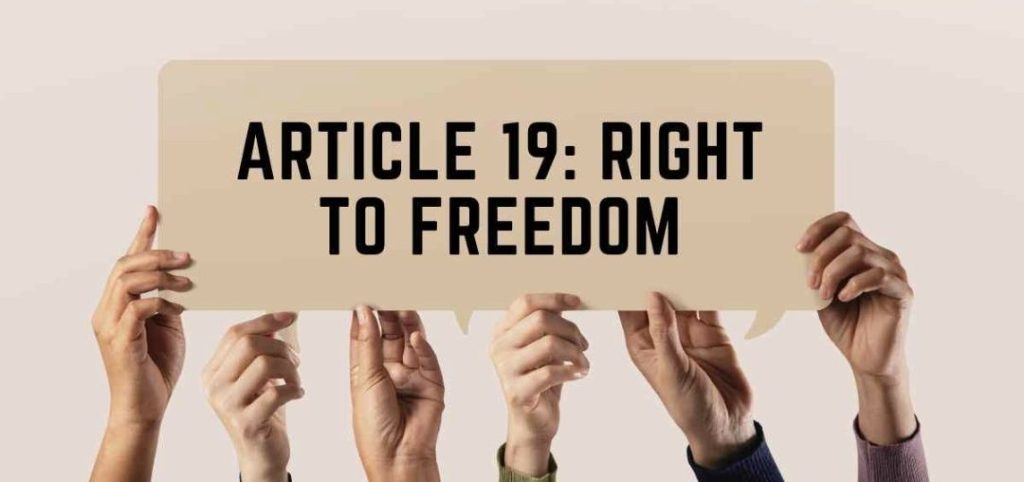 The Fundamental Right to Freedom of Expression Upholding Article 19 of ...